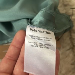 Reformation | Dresses | Nwt Reformation Alanis Silk Mini Dress | Poshmark